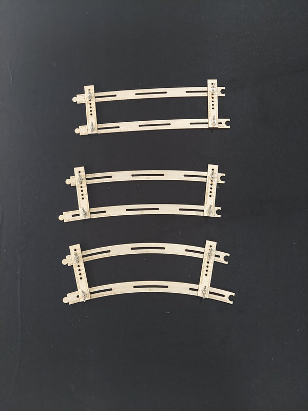 HO Curved Rail-Flow Track Alignment Guides | Oak Hill Model Railroad ...